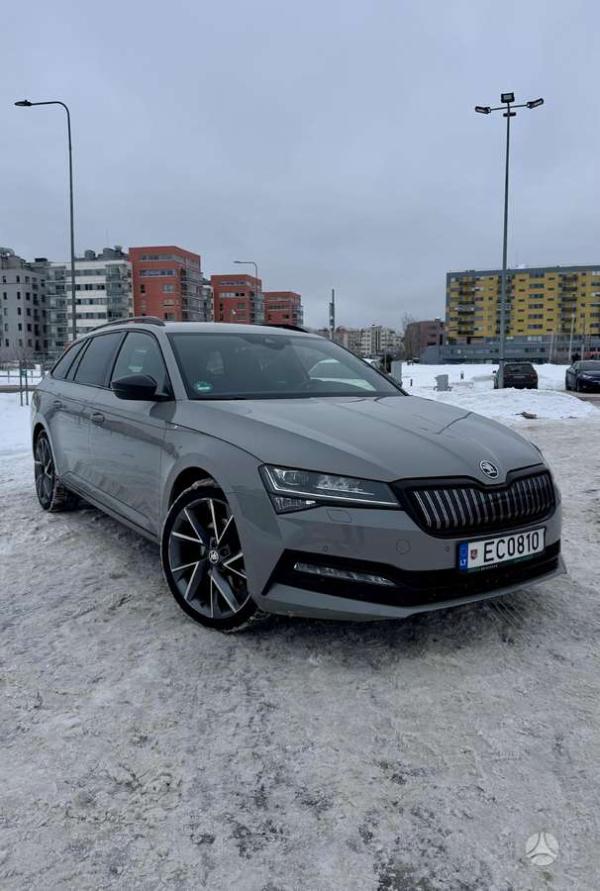 Grey Skoda SuperB 2020 in Vilnius, with an engine capacity of 1.40 L and mileage of 156 thousand km for 21000 €, photo 1 on AUTOMOTO.COM.LV