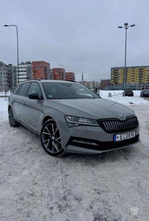 Grey Skoda SuperB 2020 in Vilnius, with an engine capacity of 1.40 L and mileage of 156 thousand km for 21000 €, photo  on AUTOMOTO.COM.LV