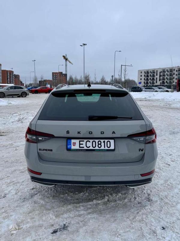 Grey Skoda SuperB 2020 in Vilnius, with an engine capacity of 1.40 L and mileage of 156 thousand km for 21000 €, photo 6 on AUTOMOTO.COM.LV