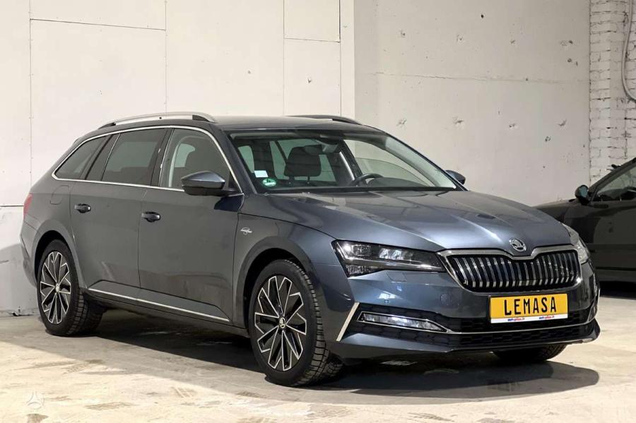 Grey Skoda SuperB 2020 in Klaipeda, with an engine capacity of 1.40 L and mileage of 180 thousand km for 18500 €, photo 18 on AUTOMOTO.COM.LV