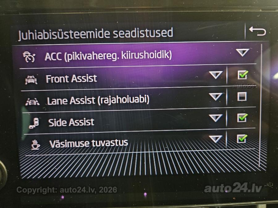 Pelēks Skoda SuperB 2020 Tartu, ar dzinēja tilpumu 2.00 L un nobraukumu 153 tūkst. km par 23000 €, foto 15 vietnē AUTOMOTO.COM.LV