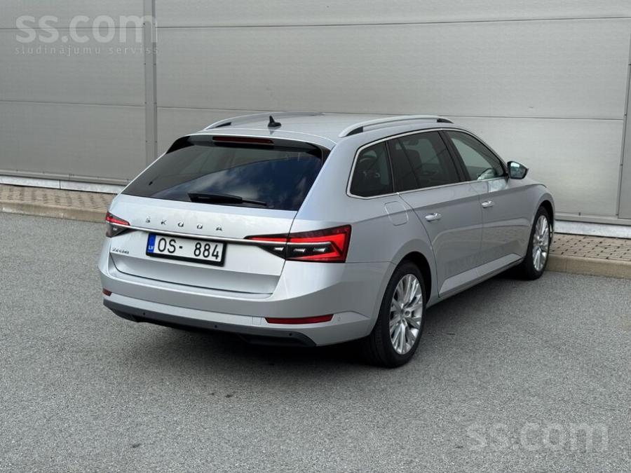 Grey Skoda SuperB 2020 in Riga, with an engine capacity of 2.00 L and mileage of 256 thousand km for 15488 €, photo 5 on AUTOMOTO.COM.LV