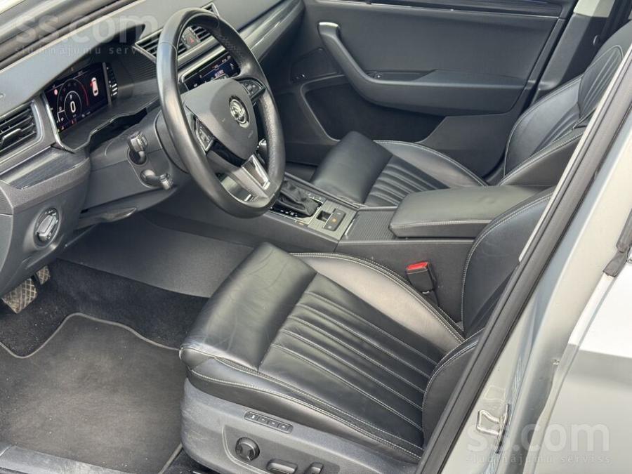 Grey Skoda SuperB 2020 in Riga, with an engine capacity of 2.00 L and mileage of 256 thousand km for 15488 €, photo 15 on AUTOMOTO.COM.LV