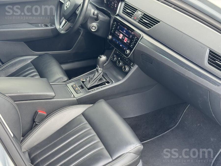Grey Skoda SuperB 2020 in Riga, with an engine capacity of 2.00 L and mileage of 256 thousand km for 15488 €, photo 16 on AUTOMOTO.COM.LV