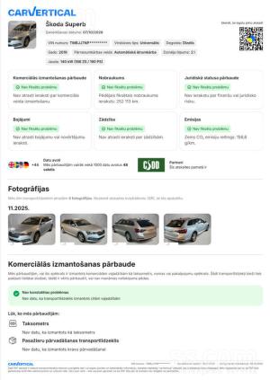 Grey Skoda SuperB 2020 in Riga, with an engine capacity of 2.00 L and mileage of 256 thousand km for 15488 €, photo 34 on AUTOMOTO.COM.LV