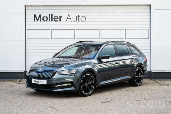 Grey Skoda SuperB 2020 in Riga, with an engine capacity of 1.40 L and mileage of 105 thousand km for 21950 €, photo 1 on AUTOMOTO.COM.LV