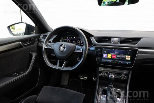 Grey Skoda SuperB 2020 in Riga, with an engine capacity of 1.40 L and mileage of 105 thousand km for 21950 €, photo 11 on AUTOMOTO.COM.LV