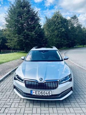 Grey Skoda SuperB 2020 in Vilnius, with an engine capacity of 1.40 L and mileage of 129 thousand km for 20300 €, photo  on AUTOMOTO.COM.LV