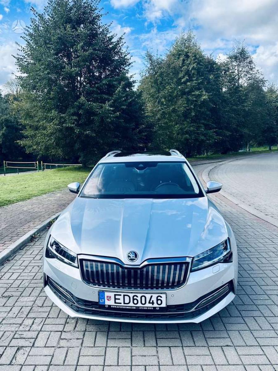 Pelēks Skoda SuperB 2020 Viļņa, ar dzinēja tilpumu 1.40 L un nobraukumu 129 tūkst. km par 20300 €, foto 1 vietnē AUTOMOTO.COM.LV