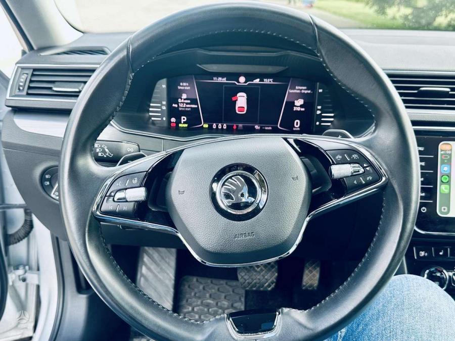 Pelēks Skoda SuperB 2020 Viļņa, ar dzinēja tilpumu 1.40 L un nobraukumu 129 tūkst. km par 20300 €, foto 13 vietnē AUTOMOTO.COM.LV