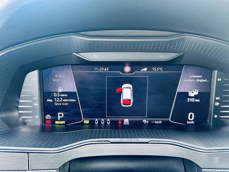 Pelēks Skoda SuperB 2020 Viļņa, ar dzinēja tilpumu 1.40 L un nobraukumu 129 tūkst. km par 20300 €, foto 15 vietnē AUTOMOTO.COM.LV