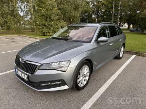 Grey Skoda SuperB 2020 in Riga, with an engine capacity of 2.00 L and mileage of 140 thousand km for 18200 €, photo  on AUTOMOTO.COM.LV