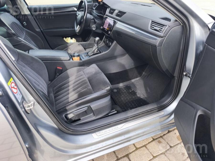 Pelēks Skoda SuperB 2020 Dobele, ar dzinēja tilpumu 2.00 L un nobraukumu 203 tūkst. km par 17800 €, foto 8 vietnē AUTOMOTO.COM.LV