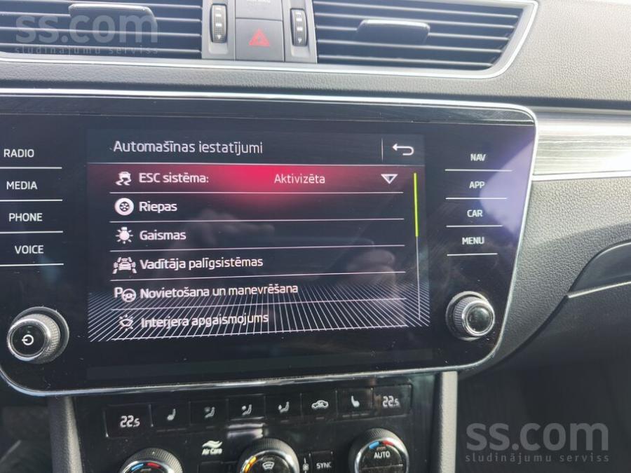 Pelēks Skoda SuperB 2020 Dobele, ar dzinēja tilpumu 2.00 L un nobraukumu 203 tūkst. km par 17800 €, foto 28 vietnē AUTOMOTO.COM.LV