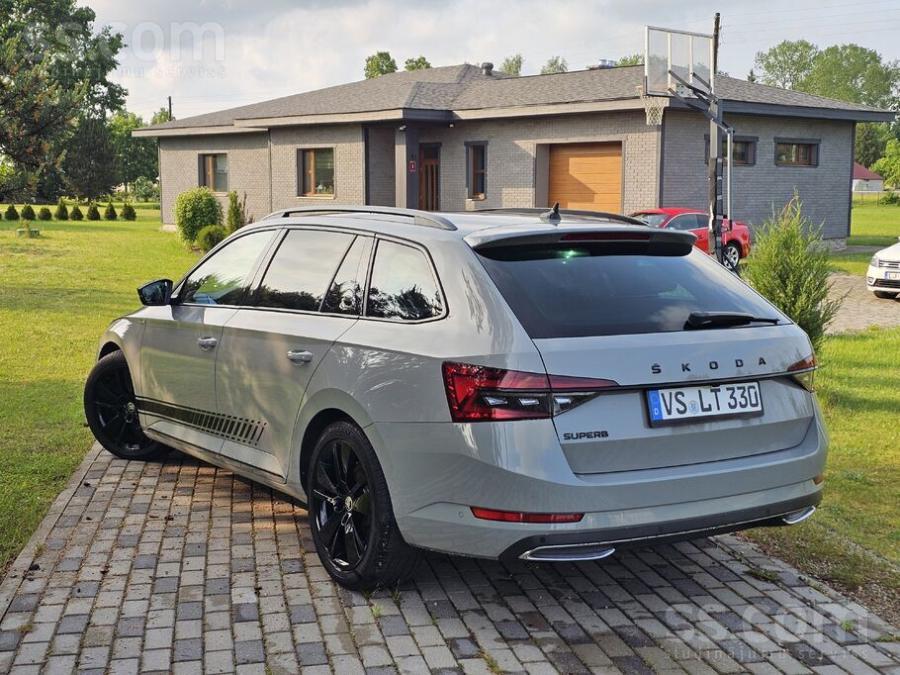 Grey Skoda SuperB 2021 in Riga, with an engine capacity of 2.00 L and mileage of 0 thousand km for 20999 €, photo 6 on AUTOMOTO.COM.LV