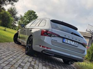 Grey Skoda SuperB 2021 in Riga, with an engine capacity of 2.00 L and mileage of 0 thousand km for 20999 €, photo 7 on AUTOMOTO.COM.LV