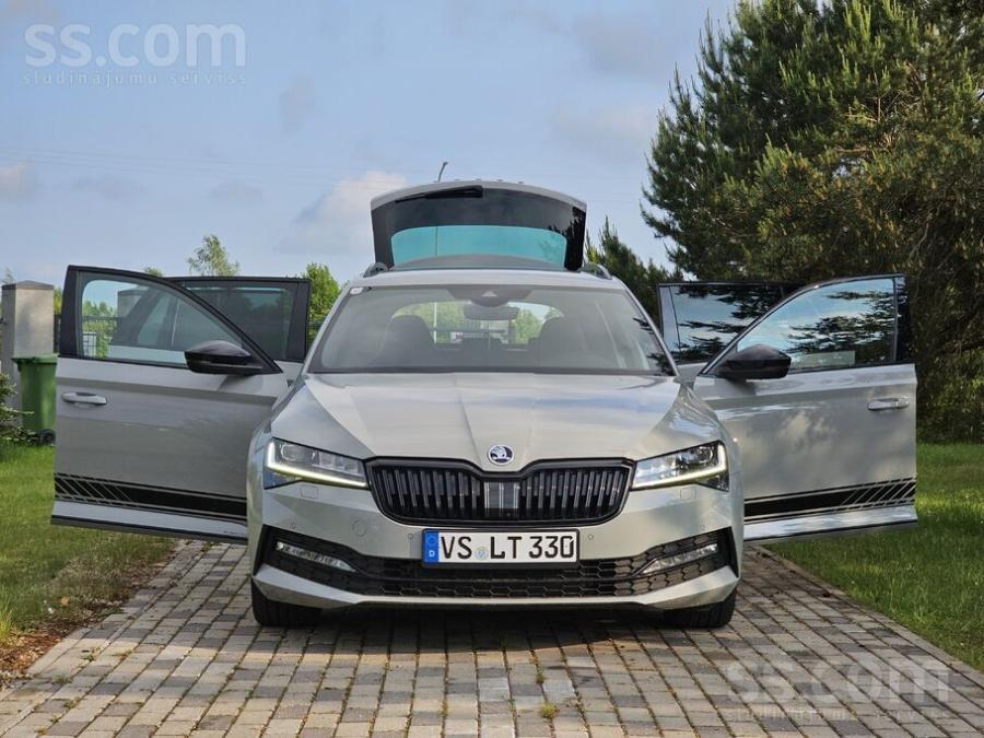 Grey Skoda SuperB 2021 in Riga, with an engine capacity of 2.00 L and mileage of 0 thousand km for 20999 €, photo 10 on AUTOMOTO.COM.LV
