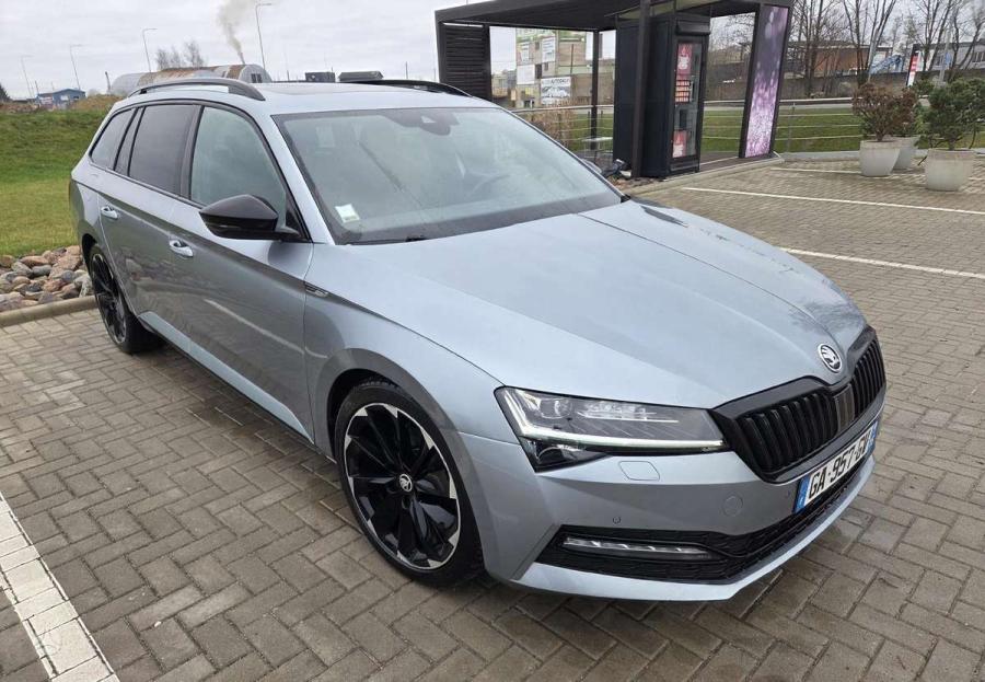 Grey Skoda SuperB 2021 in Taurage, with an engine capacity of 1.97 L and mileage of 247 thousand km for 15900 €, photo 1 on AUTOMOTO.COM.LV