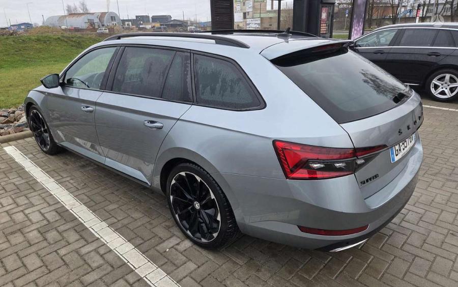 Grey Skoda SuperB 2021 in Taurage, with an engine capacity of 1.97 L and mileage of 247 thousand km for 15900 €, photo 6 on AUTOMOTO.COM.LV