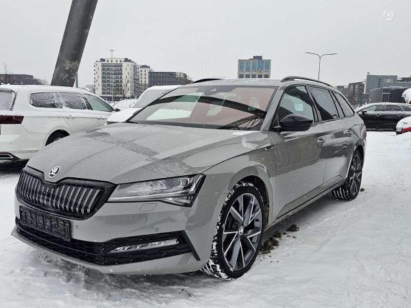Grey Skoda SuperB 2021 in Vilnius, with an engine capacity of 1.39 L and mileage of 169 thousand km for 20900 €, photo 2 on AUTOMOTO.COM.LV