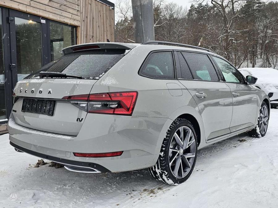 Grey Skoda SuperB 2021 in Vilnius, with an engine capacity of 1.39 L and mileage of 169 thousand km for 20900 €, photo 5 on AUTOMOTO.COM.LV