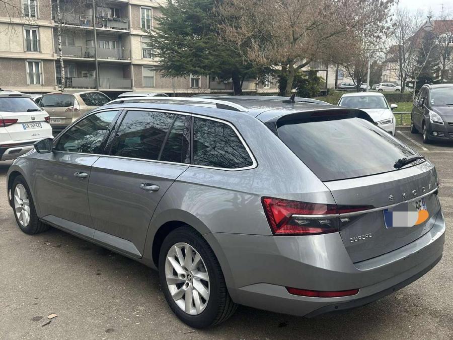 Grey Skoda SuperB 2021 in Kaunas, with an engine capacity of 1.97 L and mileage of 279 thousand km for 14600 €, photo 6 on AUTOMOTO.COM.LV