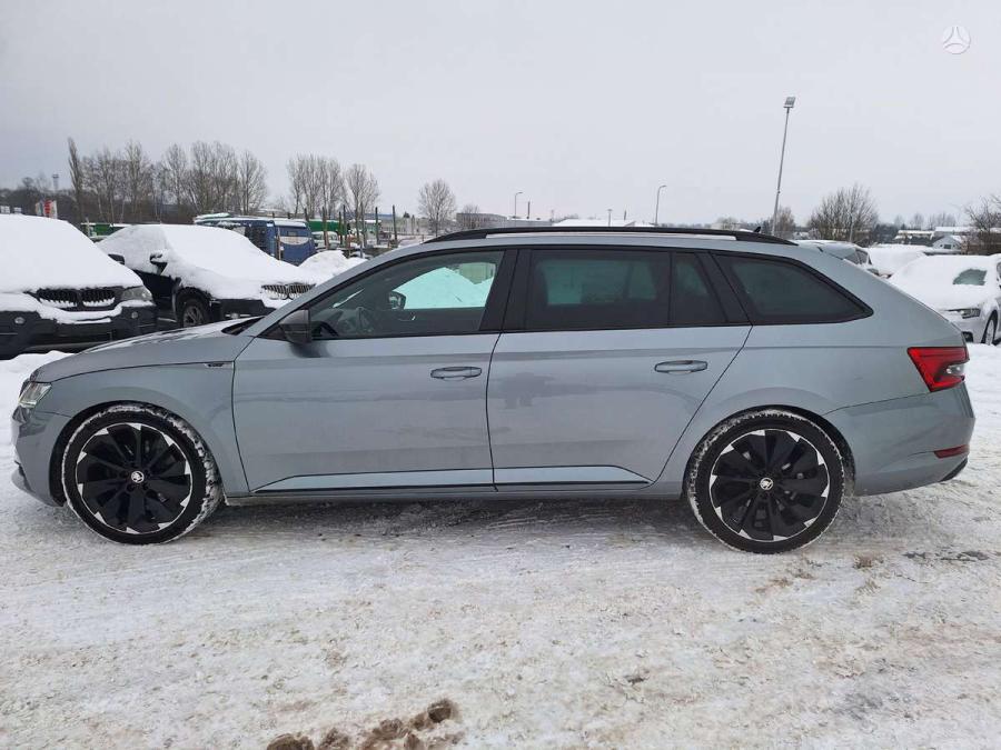 Grey Skoda SuperB 2021 in Taurage, with an engine capacity of 1.97 L and mileage of 247 thousand km for 15900 €, photo 4 on AUTOMOTO.COM.LV