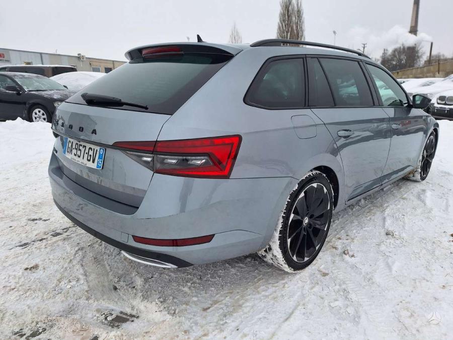 Grey Skoda SuperB 2021 in Taurage, with an engine capacity of 1.97 L and mileage of 247 thousand km for 15900 €, photo 7 on AUTOMOTO.COM.LV
