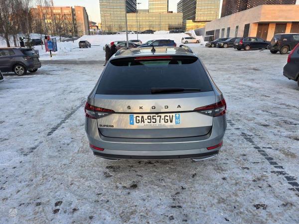 Grey Skoda SuperB 2021 in Vilnius, with an engine capacity of 1.97 L and mileage of 249 thousand km for 17900 €, photo 6 on AUTOMOTO.COM.LV