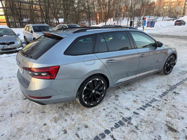 Grey Skoda SuperB 2021 in Vilnius, with an engine capacity of 1.97 L and mileage of 249 thousand km for 17900 €, photo 8 on AUTOMOTO.COM.LV