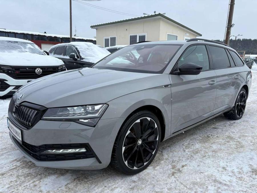 Pelēks Skoda SuperB 2021 Viļņa, ar dzinēja tilpumu 0.00 L un nobraukumu 93 tūkst. km par 25300 €, foto 1 vietnē AUTOMOTO.COM.LV