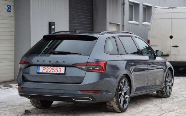 Grey Skoda SuperB 2021 in Vilnius, with an engine capacity of 1.97 L and mileage of 214 thousand km for 22450 €, photo 7 on AUTOMOTO.COM.LV
