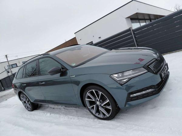 Grey Skoda SuperB 2021 in Vilkaviskis, with an engine capacity of 1.40 L and mileage of 200 thousand km for 17200 €, photo 11 on AUTOMOTO.COM.LV