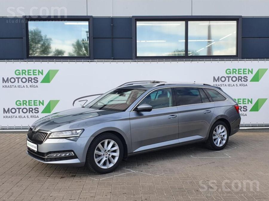 Pelēks Skoda SuperB 2021 Rīga, ar dzinēja tilpumu 1.50 L un nobraukumu 92 tūkst. km par 22500 €, foto 1 vietnē AUTOMOTO.COM.LV