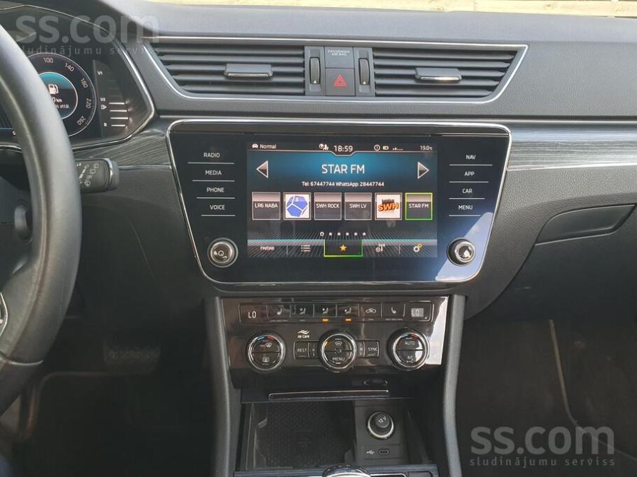 Pelēks Skoda SuperB 2021 Rīga, ar dzinēja tilpumu 1.50 L un nobraukumu 92 tūkst. km par 22500 €, foto 17 vietnē AUTOMOTO.COM.LV
