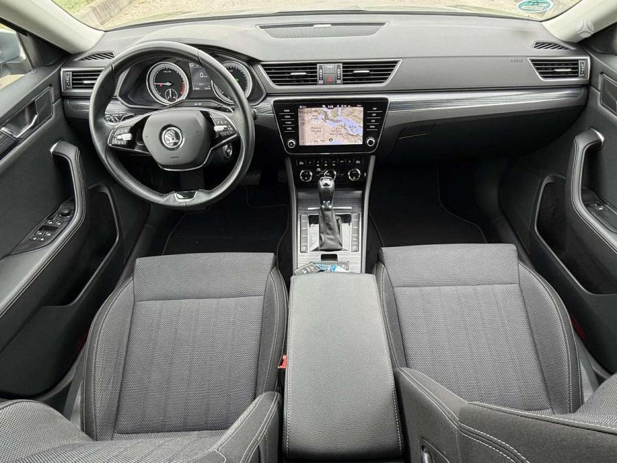 Grey Skoda SuperB 2021 in Raseiniai, with an engine capacity of 1.97 L and mileage of 216 thousand km for 16800 €, photo 31 on AUTOMOTO.COM.LV
