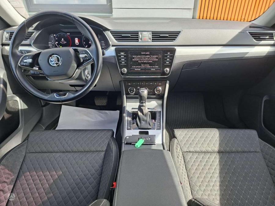 Pelēks Skoda SuperB 2021 Viļņa, ar dzinēja tilpumu 1.97 L un nobraukumu 127 tūkst. km par 19900 €, foto 11 vietnē AUTOMOTO.COM.LV