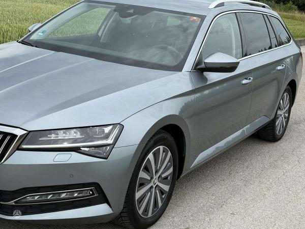 Grey Skoda SuperB 2021 in Raseiniai, with an engine capacity of 1.97 L and mileage of 216 thousand km for 14600 €, photo 5 on AUTOMOTO.COM.LV