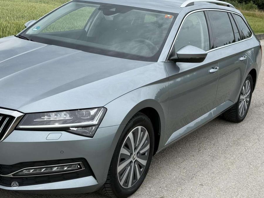 Grey Skoda SuperB 2021 in Raseiniai, with an engine capacity of 1.97 L and mileage of 216 thousand km for 14600 €, photo 6 on AUTOMOTO.COM.LV