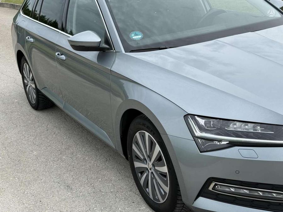 Grey Skoda SuperB 2021 in Raseiniai, with an engine capacity of 1.97 L and mileage of 216 thousand km for 14600 €, photo 7 on AUTOMOTO.COM.LV