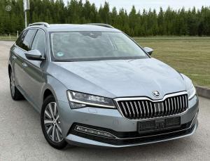 Grey Skoda SuperB 2021 in Raseiniai, with an engine capacity of 1.97 L and mileage of 216 thousand km for 14600 €, photo 16 on AUTOMOTO.COM.LV