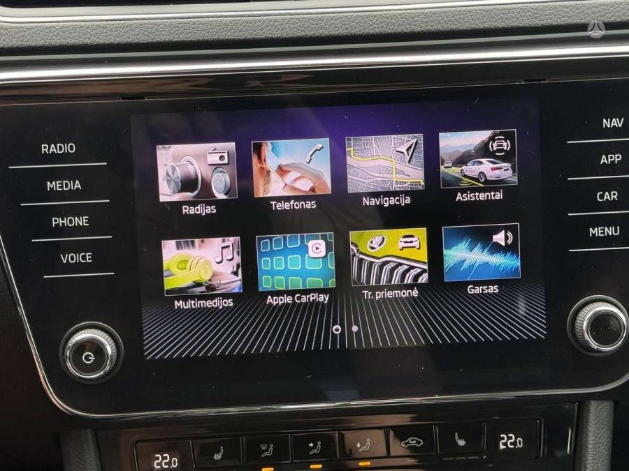 Grey Skoda SuperB 2021 in Raseiniai, with an engine capacity of 1.97 L and mileage of 216 thousand km for 14600 €, photo 41 on AUTOMOTO.COM.LV