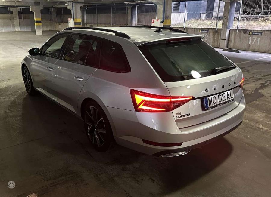 Pelēks Skoda SuperB 2022 Viļņa, ar dzinēja tilpumu 1.97 L un nobraukumu 110 tūkst. km par 24900 €, foto 5 vietnē AUTOMOTO.COM.LV