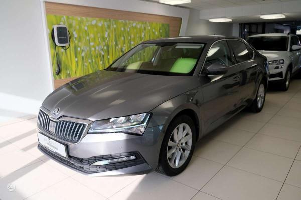 Grey Skoda SuperB 2022 in Vilnius, with an engine capacity of 1.50 L and mileage of 96 thousand km for 19300 €, photo 1 on AUTOMOTO.COM.LV