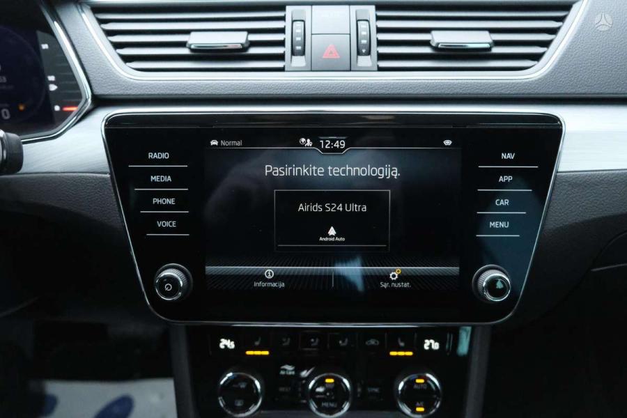 Серый Шкода Суперб 2022 в Вильнюс, объемом двигателя 1.50 л и пробегом 96 тыс. км за 19300 €, фото 11 на AUTOMOTO.COM.LV