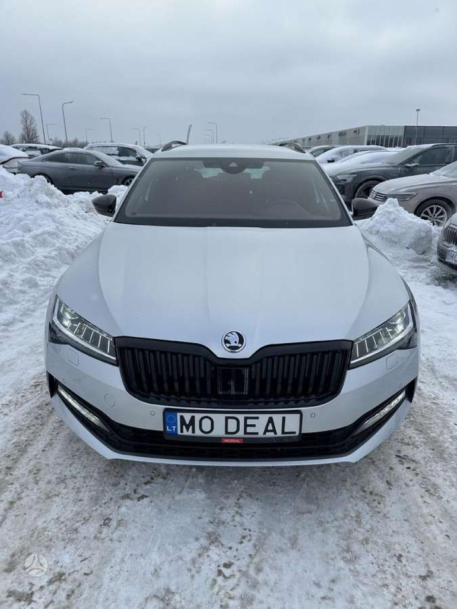Pelēks Skoda SuperB 2022 Viļņa, ar dzinēja tilpumu 1.97 L un nobraukumu 110 tūkst. km par 24200 €, foto 2 vietnē AUTOMOTO.COM.LV