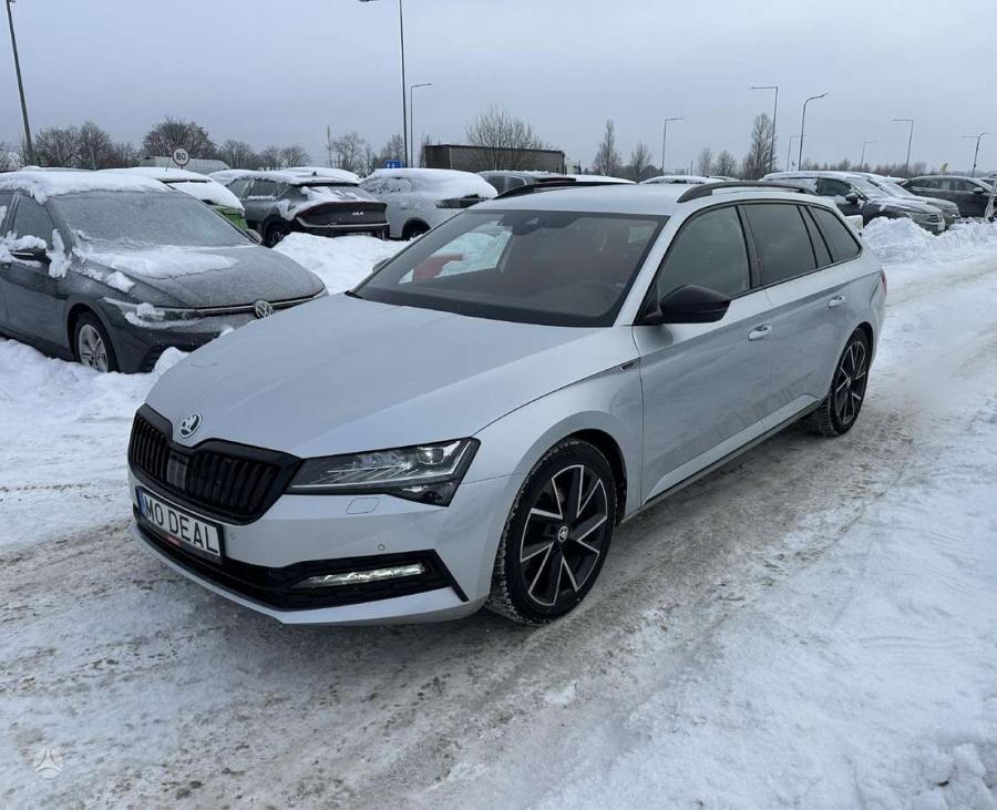Pelēks Skoda SuperB 2022 Viļņa, ar dzinēja tilpumu 1.97 L un nobraukumu 110 tūkst. km par 24200 €, foto 3 vietnē AUTOMOTO.COM.LV