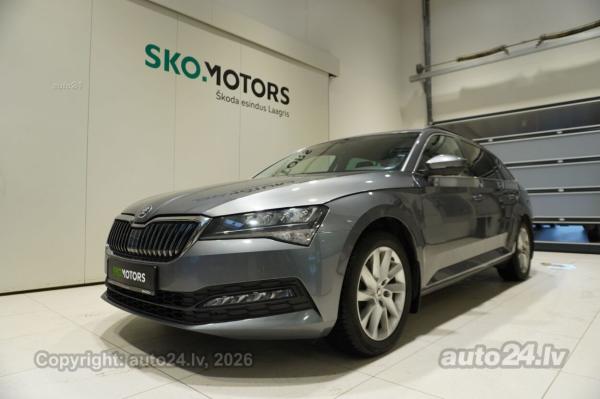 Pelēks Skoda SuperB 2022 Tallina, ar dzinēja tilpumu 1.50 L un nobraukumu 92 tūkst. km par 22300 €, foto  vietnē AUTOMOTO.COM.LV