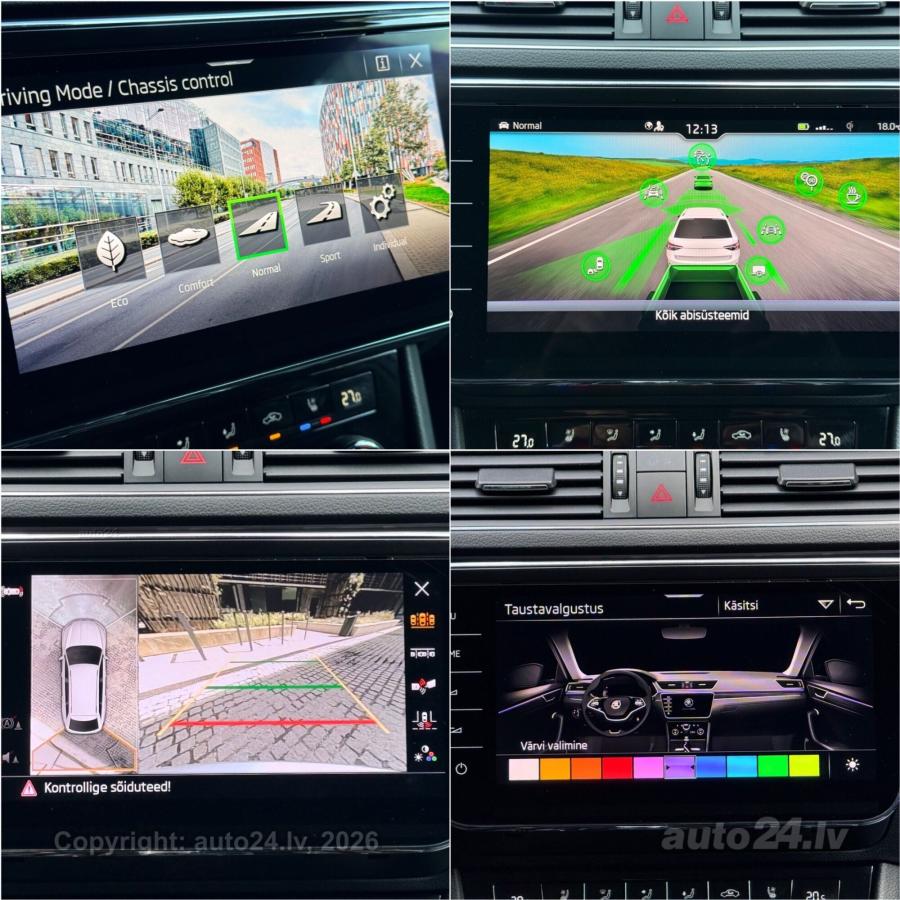 Grey Skoda SuperB 2022 in Tartu, with an engine capacity of 2.00 L and mileage of 214 thousand km for 22990 €, photo 17 on AUTOMOTO.COM.LV
