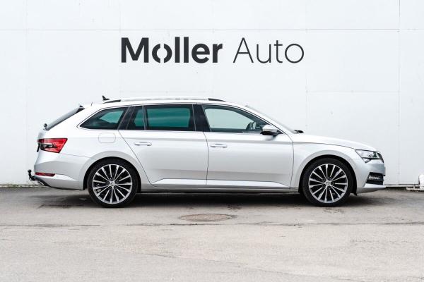Grey Skoda SuperB 2022 in Riga, with an engine capacity of 2.00 L and mileage of 156 thousand km for 23900 €, photo 4 on AUTOMOTO.COM.LV